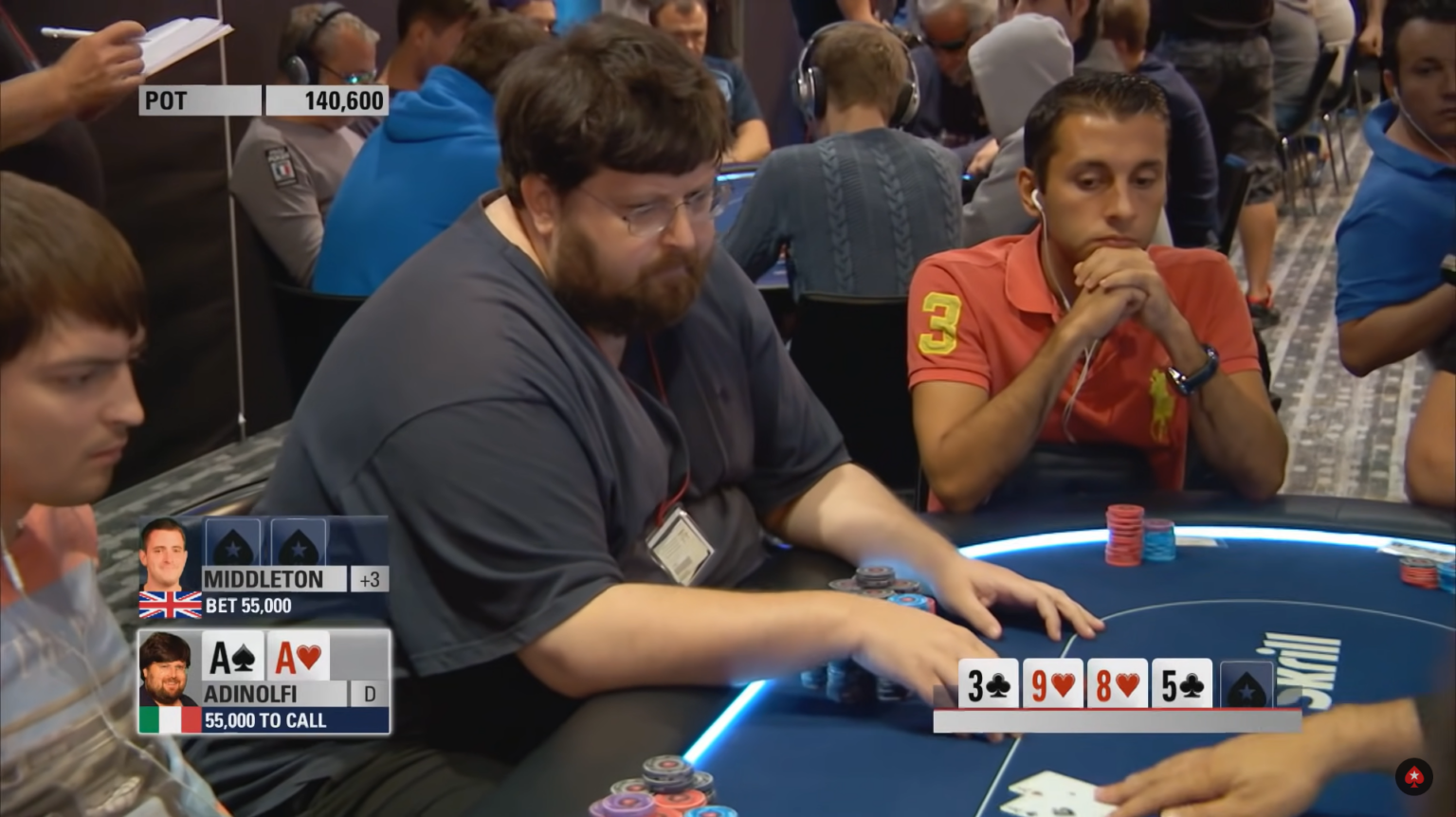 Quando Mario Adinolfi foldò coppia di assi al Main Event EPT Barcellona ...