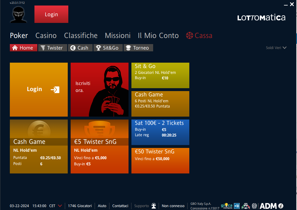 Lottomatica (Poker) - Assopoker